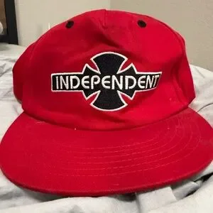 Accessories | Red Independent Trucks Logo Cap | Poshmark